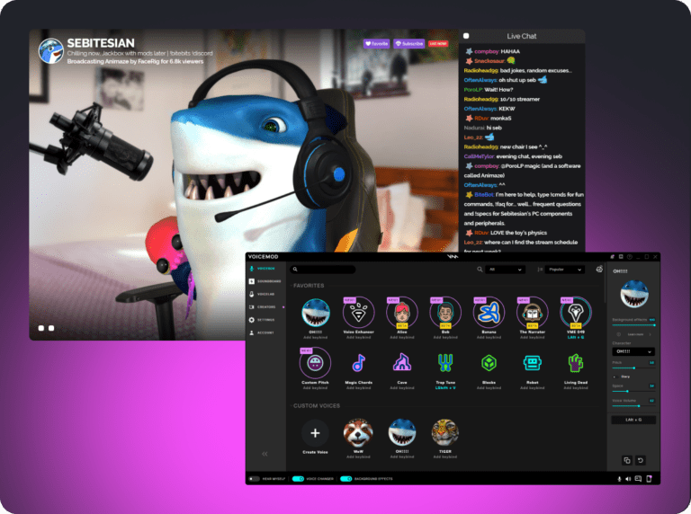 Animaze - Free Real Time Voice Changer & Modulator | Voicemod