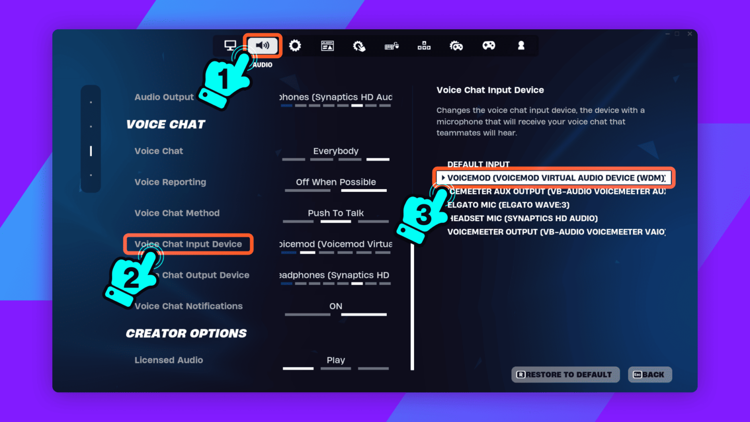 FREE Voice Changer & Soundboard for Fortnite Voice Chat ⬇️⬇️ | Voicemod