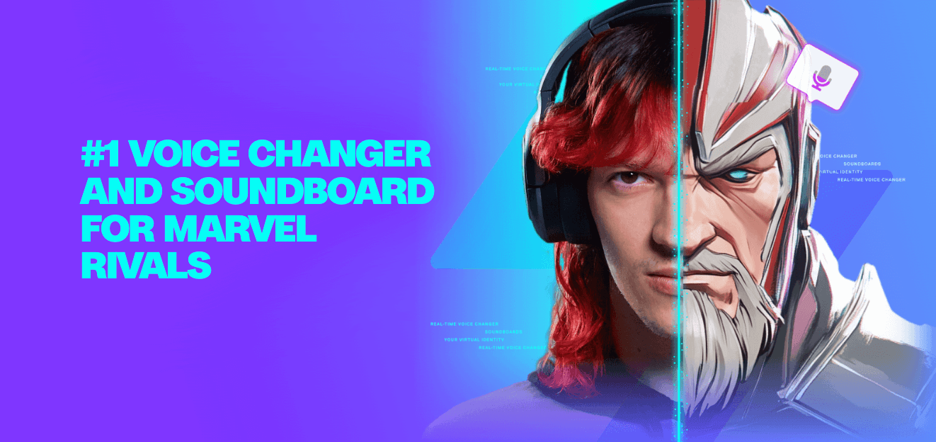 Free voice changer & soundboard for Marvel Rivals | Voicemod