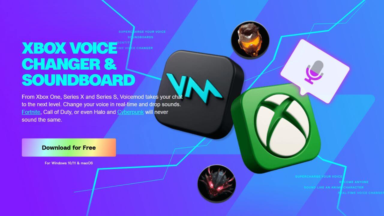 Xbox Voice Changer & Soundboard - Free Download | Voicemod
