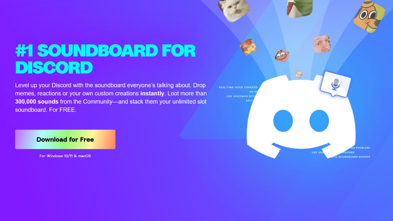 Free Soundboard for Discord Chat | Voicemod