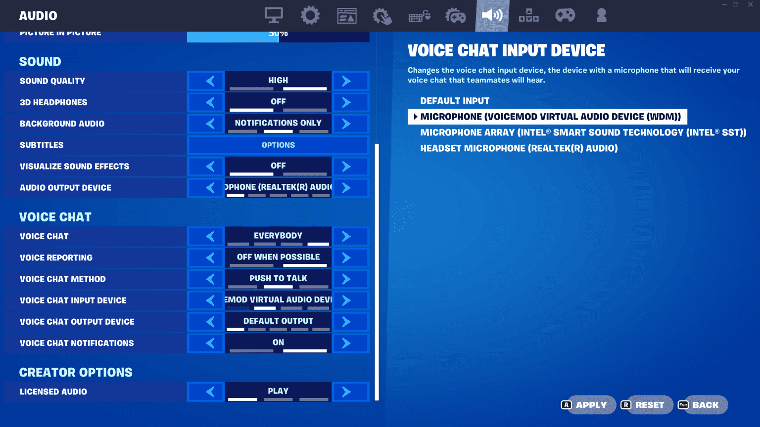 Fortnite & Voicemod