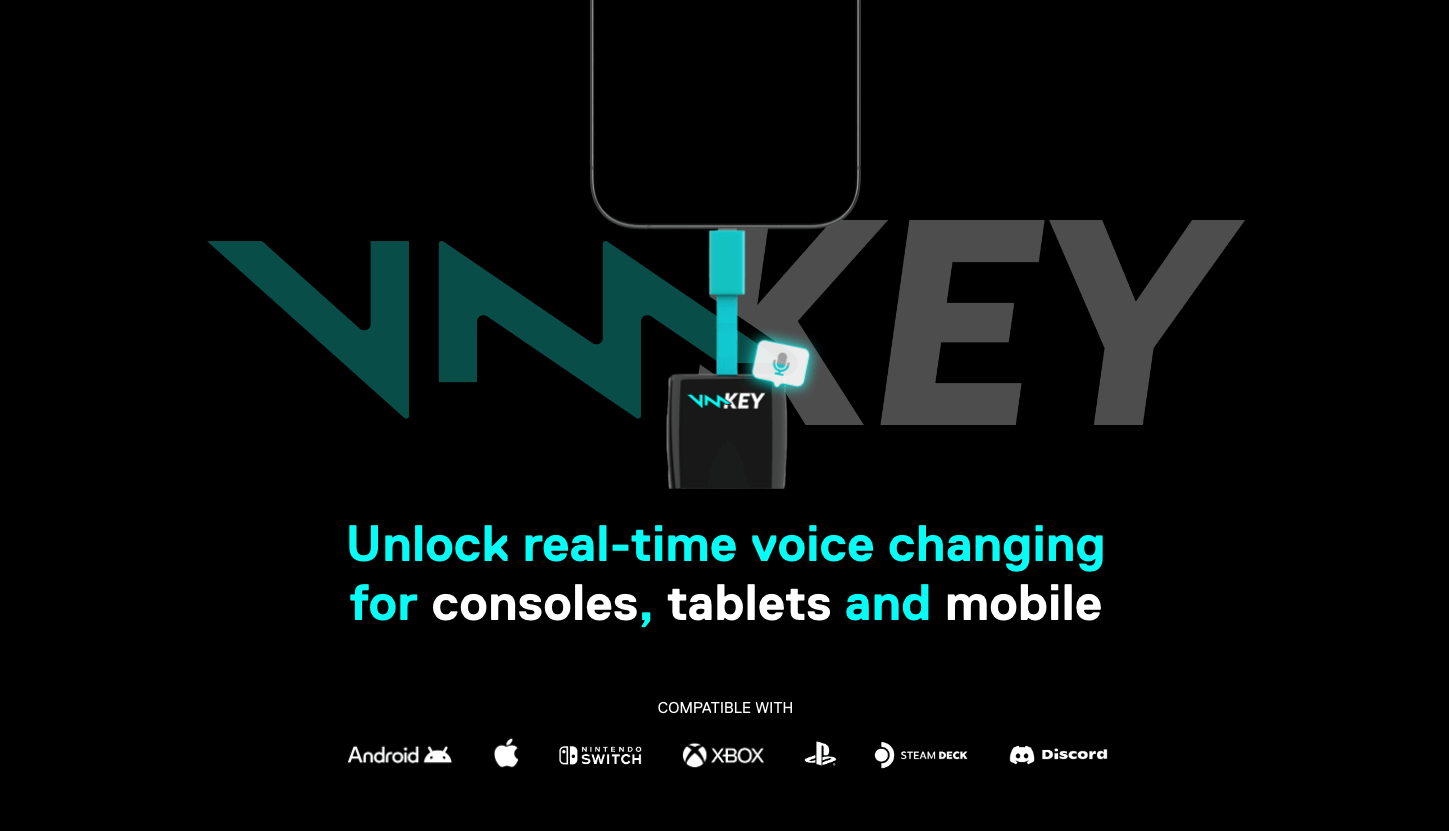 Voicemod Key: First Real-Time voice changer for consoles and ...